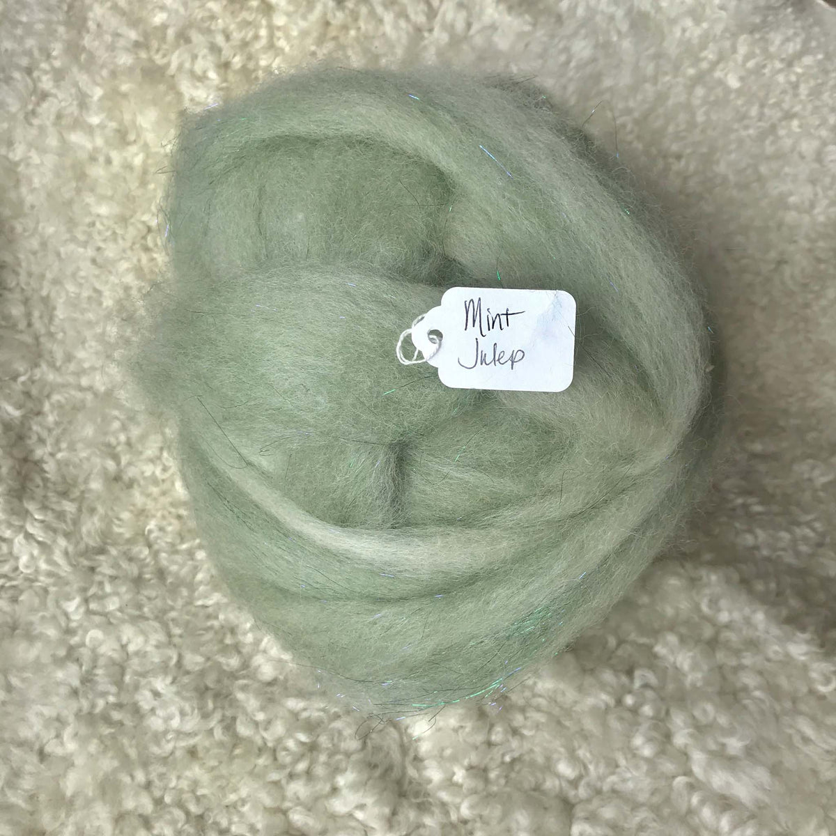 Mint Julep | Wool Roving | Woolen Mill | Wisconsin – Hidden Valley Farm ...